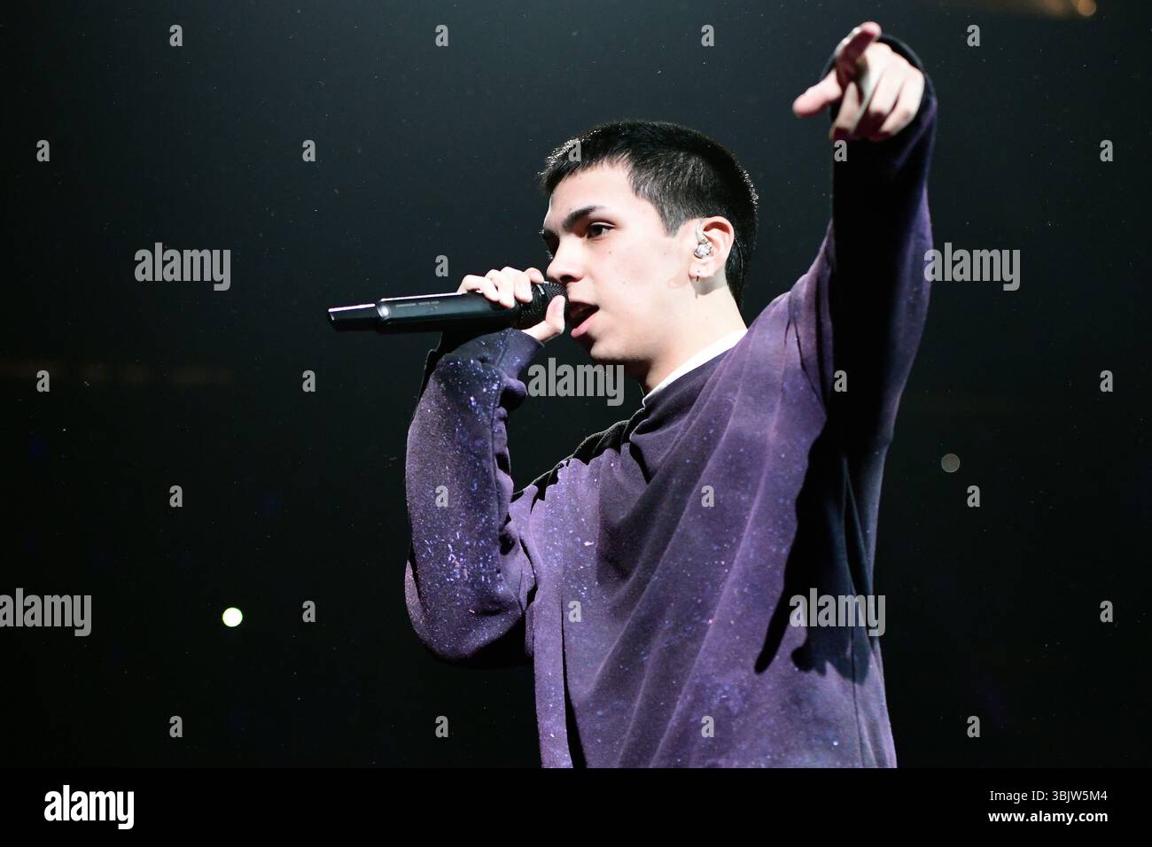 Buenos Aires (16th Jun 2025). Argentinian rapper Milo J, La Retirada ...