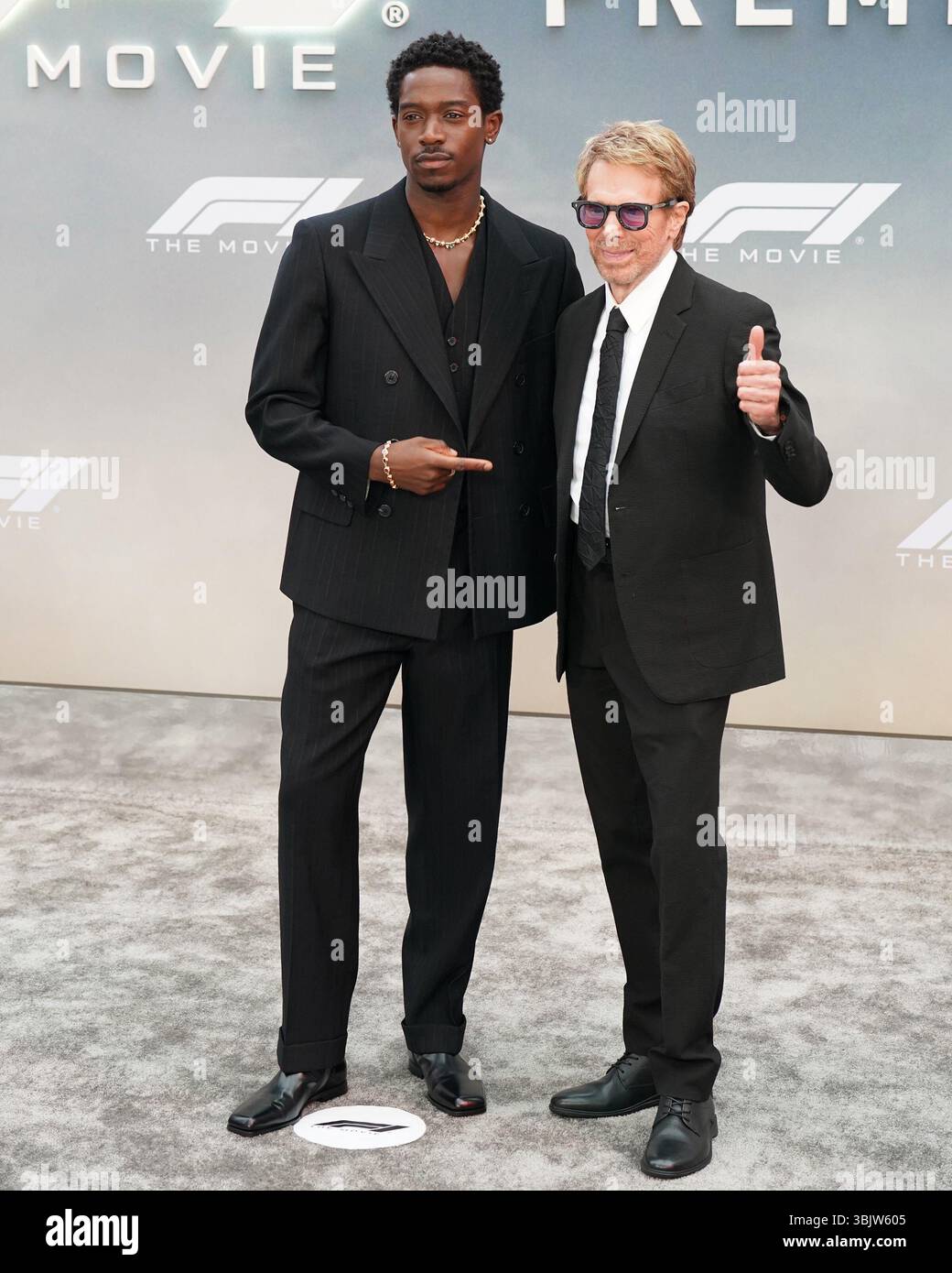 Ny. 16th June, 2025. Damson Idris, Jerry Bruckheimer at arrivals for F1 ...