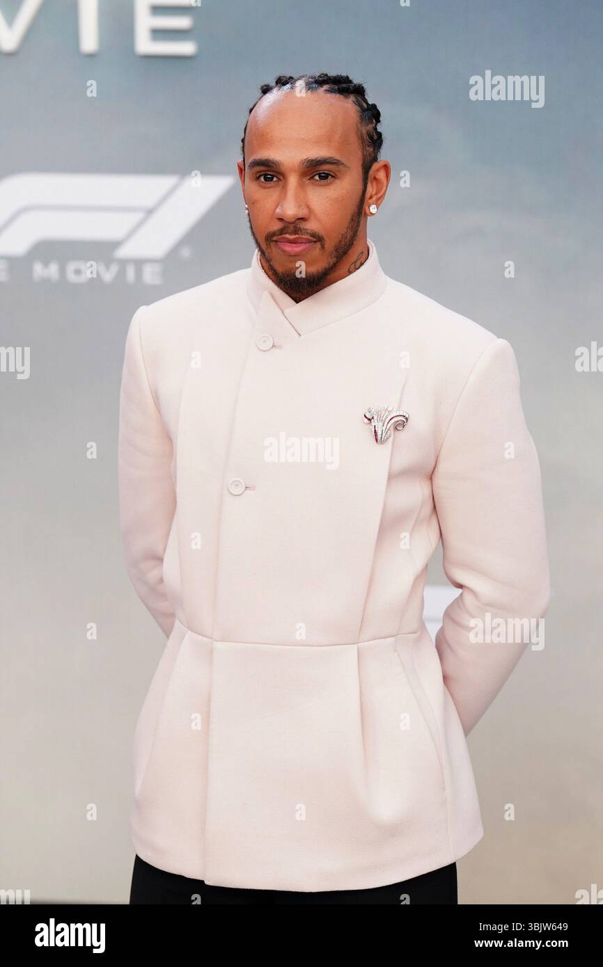 Ny. 16th June, 2025. Lewis Hamilton at arrivals for F1: THE MOVIE ...