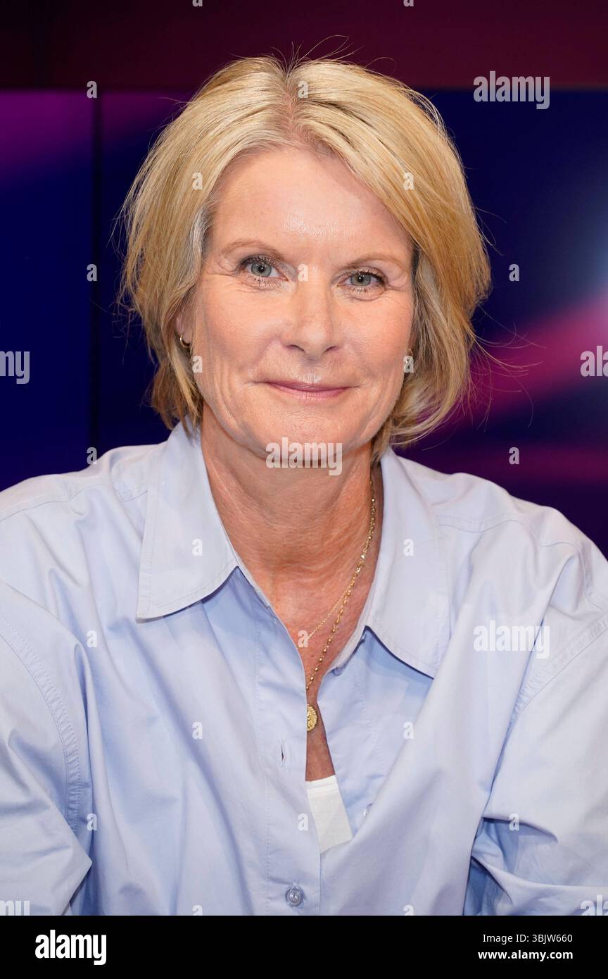 Susanne Gaschke in der ARD-Talkshow maischberger im Studio Berlin ...