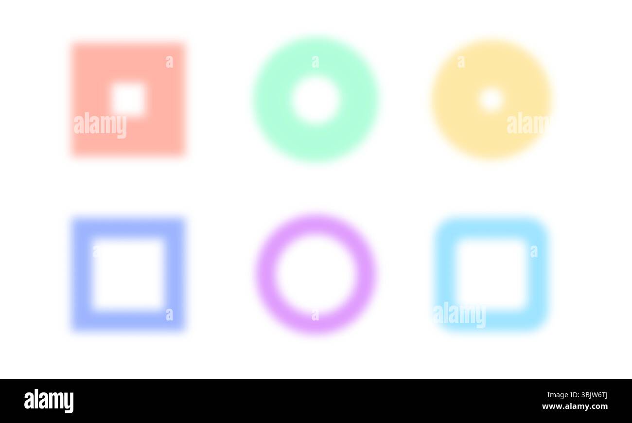 Abstract blurred multicolor colorful geometric Stock Vector Images - Alamy