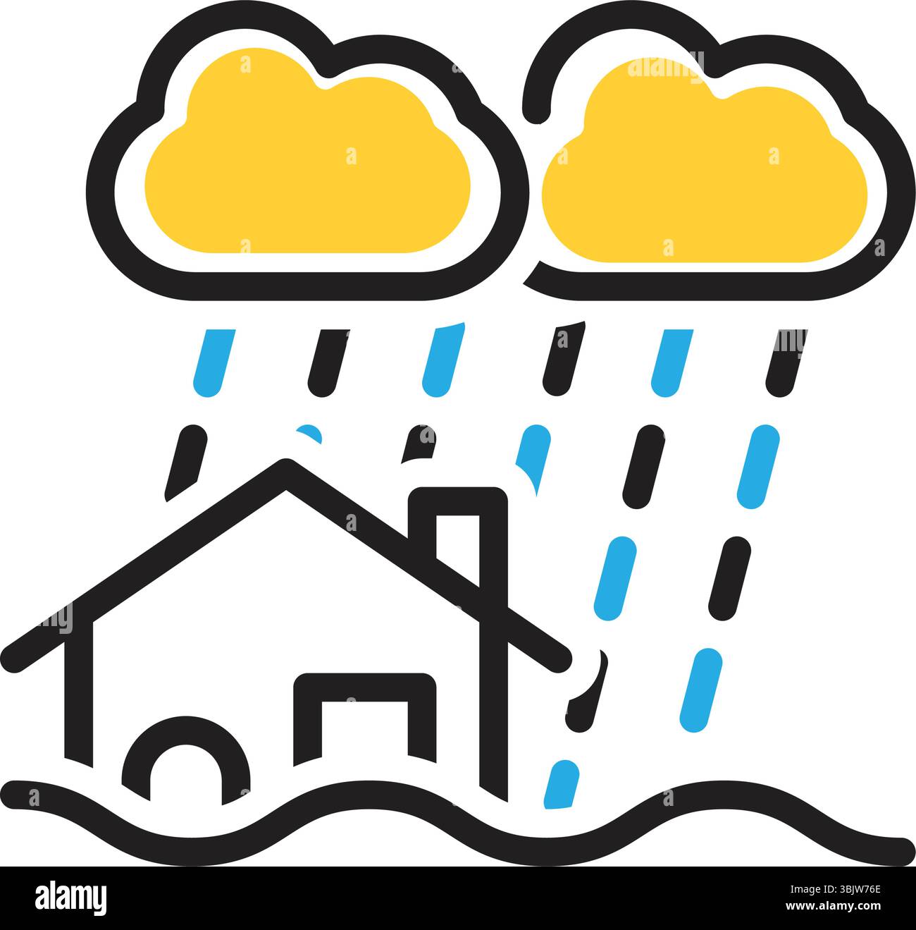 Icon for disaster,calamity Stock Vector Image & Art - Alamy