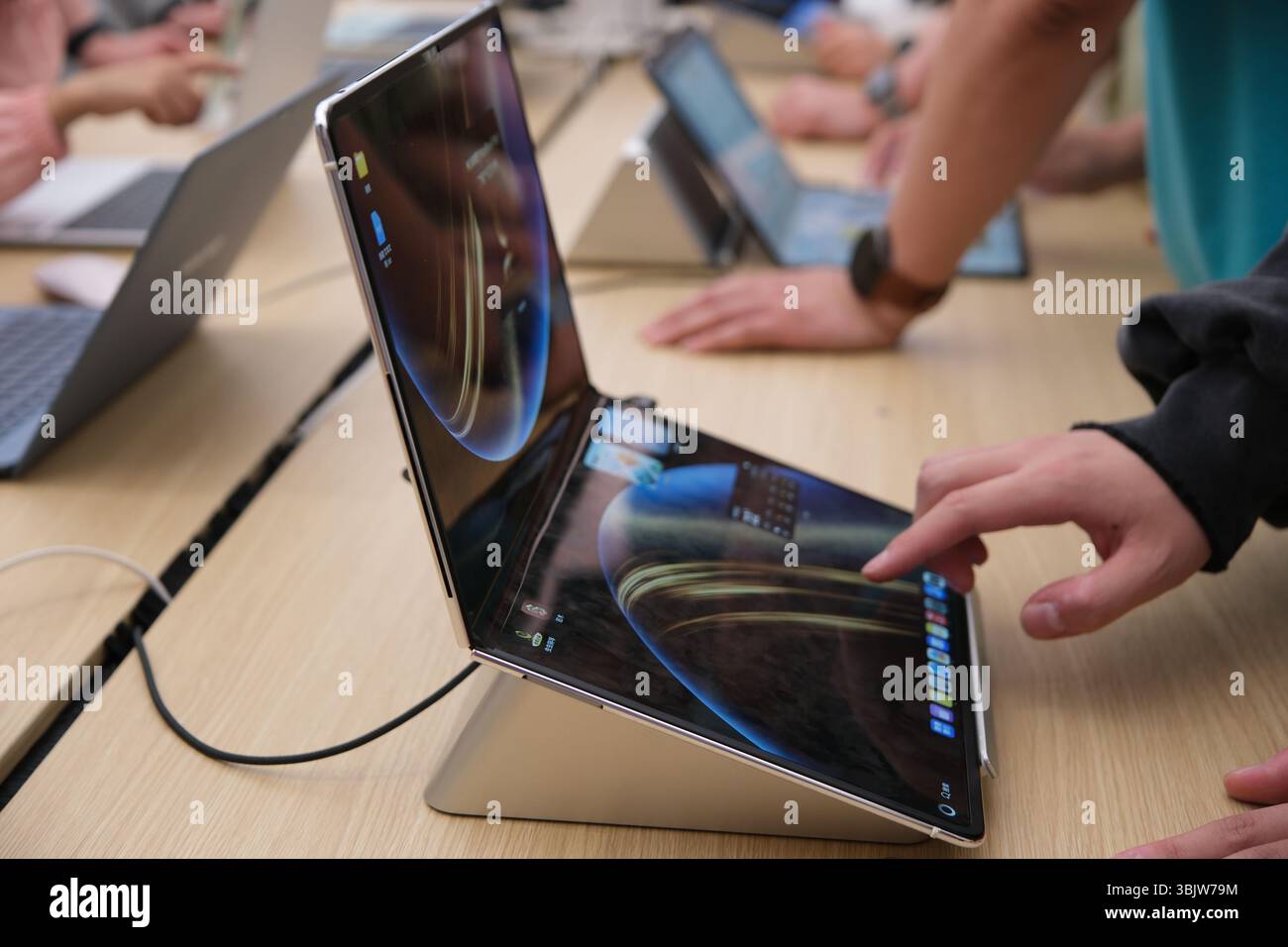 Shanghai,China-May 24th 2025: Huawei MateBook Fold Foldable Laptop ...