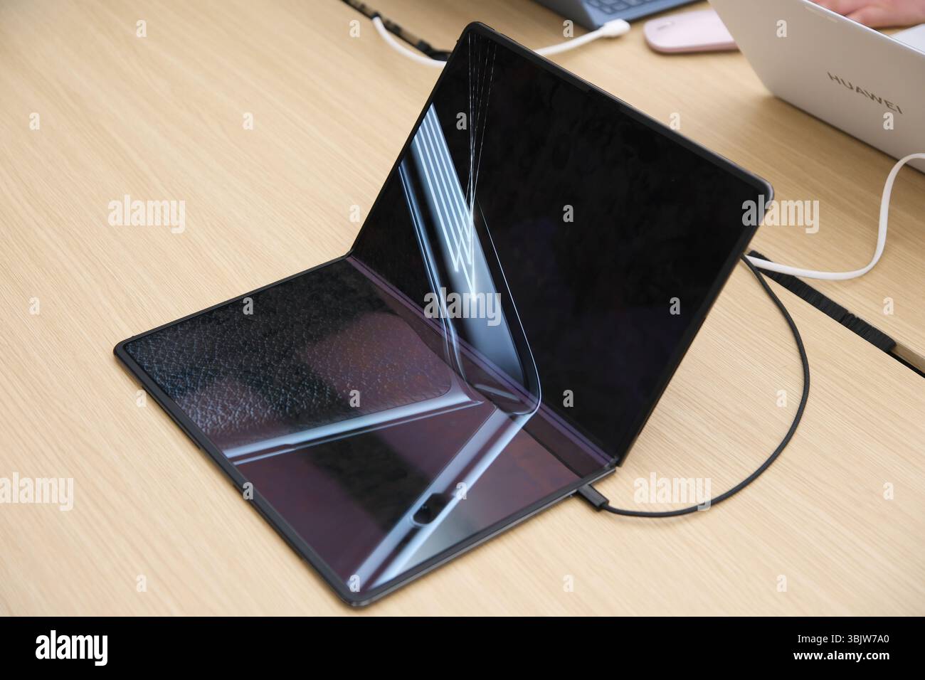 Shanghai,China-May 24th 2025: Huawei MateBook Fold Foldable Laptop ...