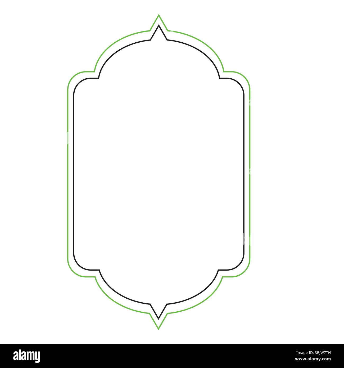 Islamic crescent on black Stock Vector Images - Alamy