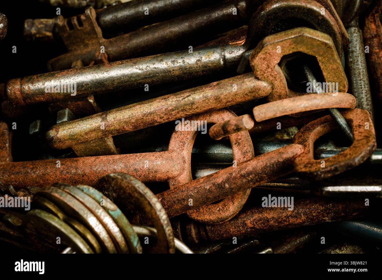 Lock keys closeup old hi-res stock photography and images - Alamy
