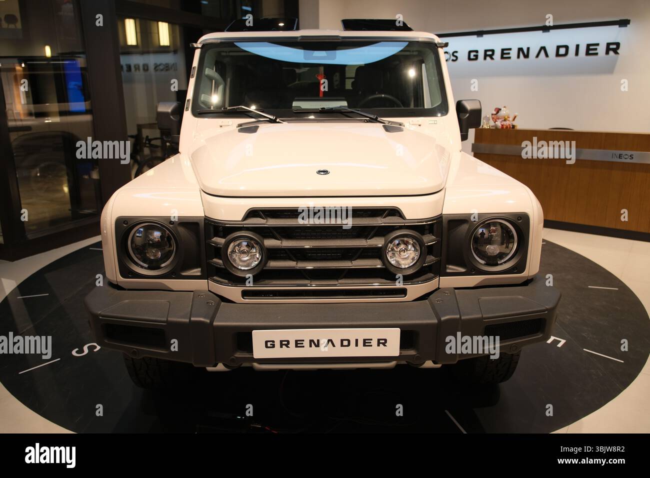 Shanghai,China-Feb.8th 2025: Ineos Grenadier SUV car in store Stock ...
