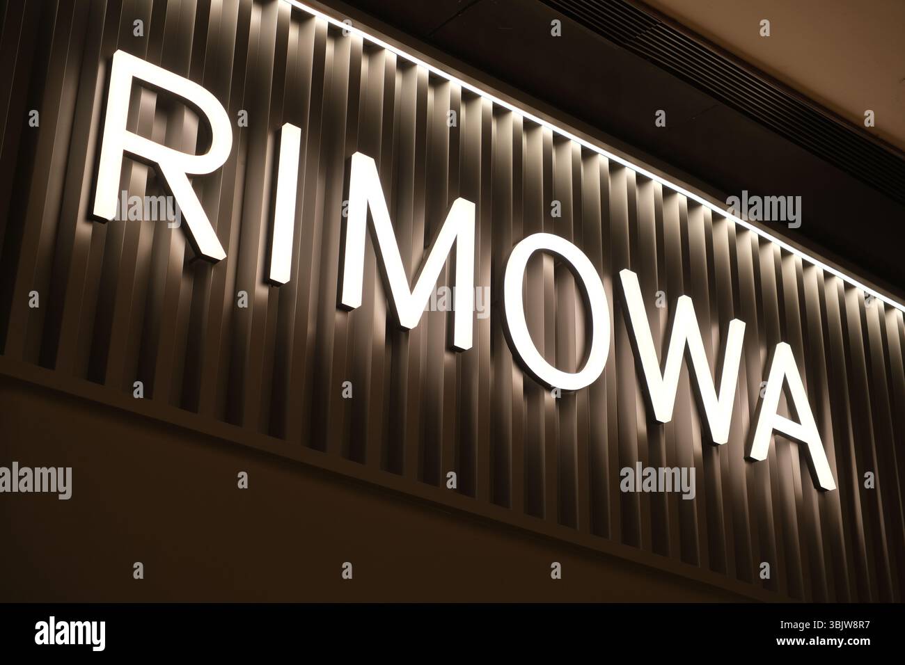 Shanghai,China-Feb.8th 2025: RIMOWA company brand logo Stock Photo - Alamy