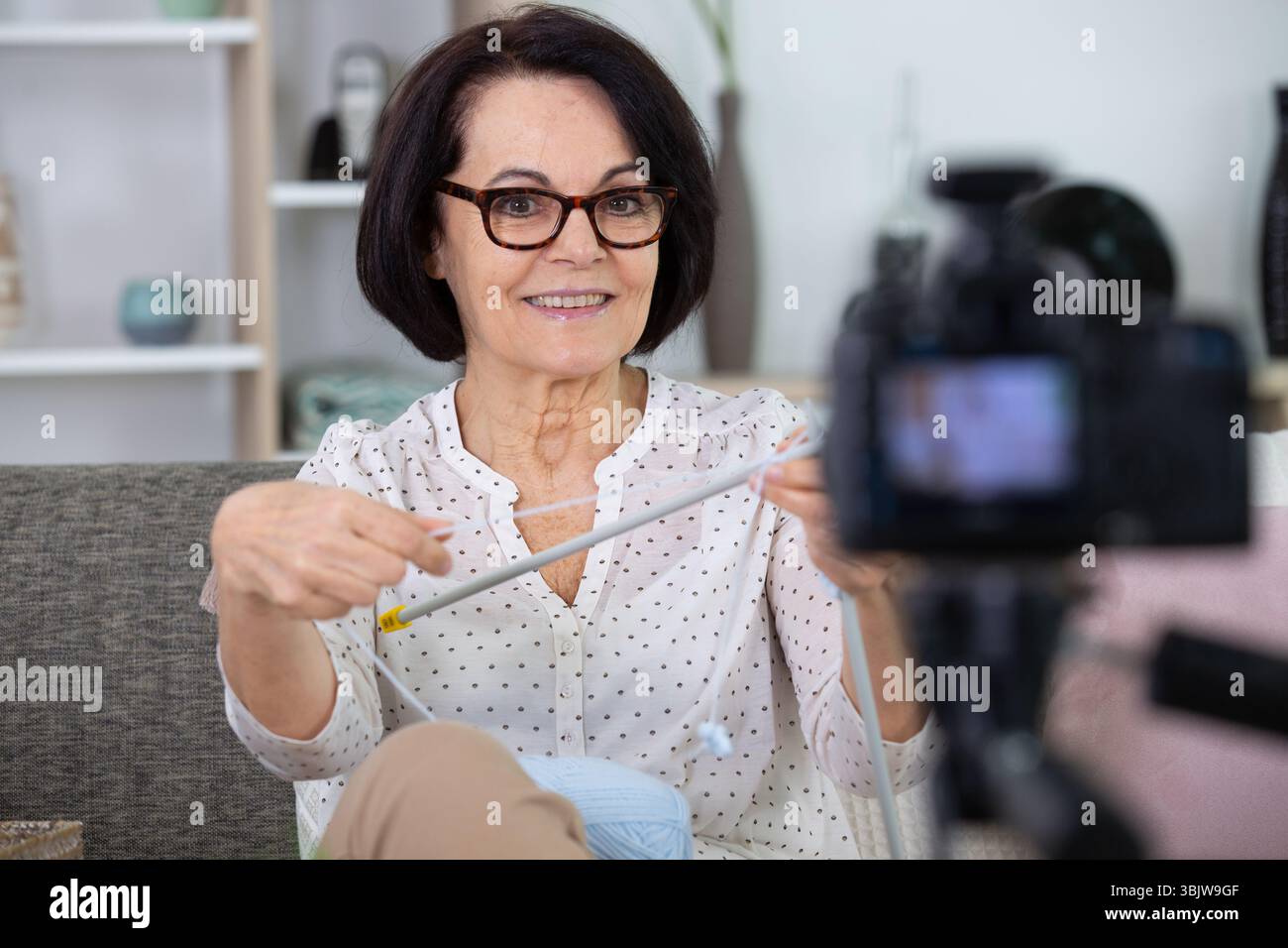 Filming herself hi-res stock photography and images - Alamy
