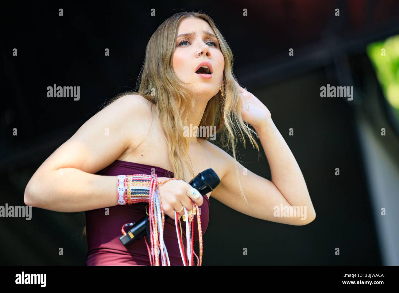 Oslo, Norway. 13th, June 2025. The Norwegian-Sami singer Ella Marie ...