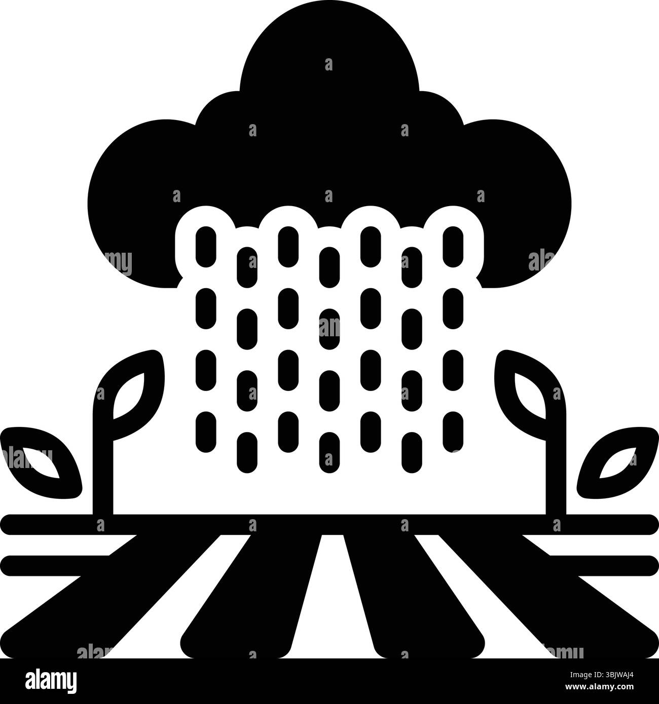 Rainfall silhouette Stock Vector Images - Alamy