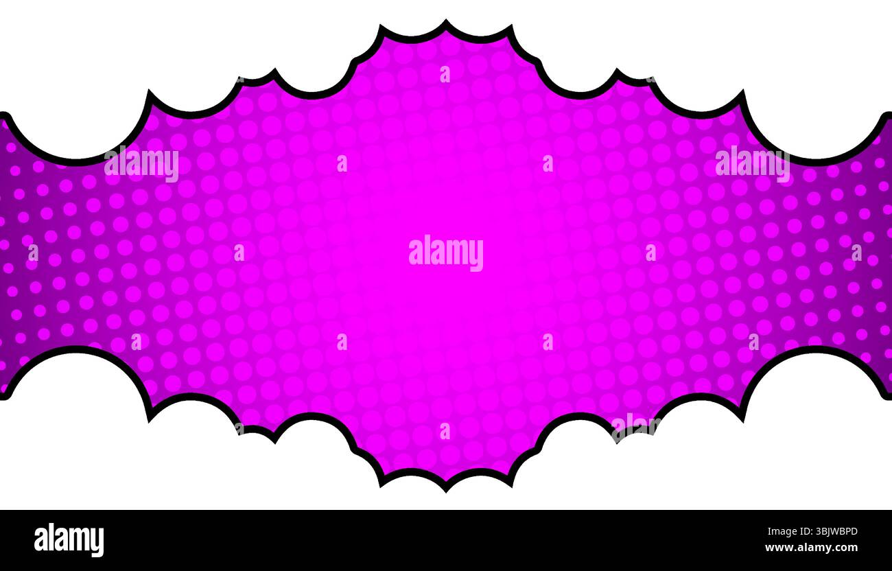 Comic Cartoon Background Design Template. vector illustration Stock ...