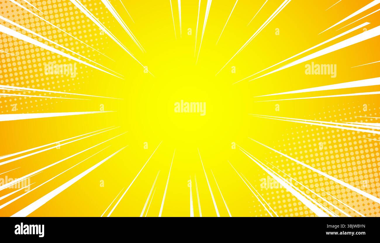 Vintage pop art comic background banner vector illustration Stock ...