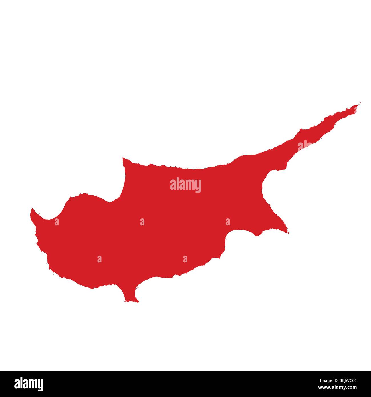 Map of Cyprus, sign silhouette. World Map Globe. Vector Illustration ...