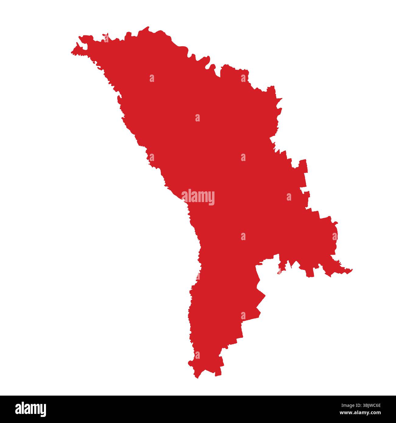 Map of Moldova, sign silhouette. World Map Globe. Vector Illustration ...