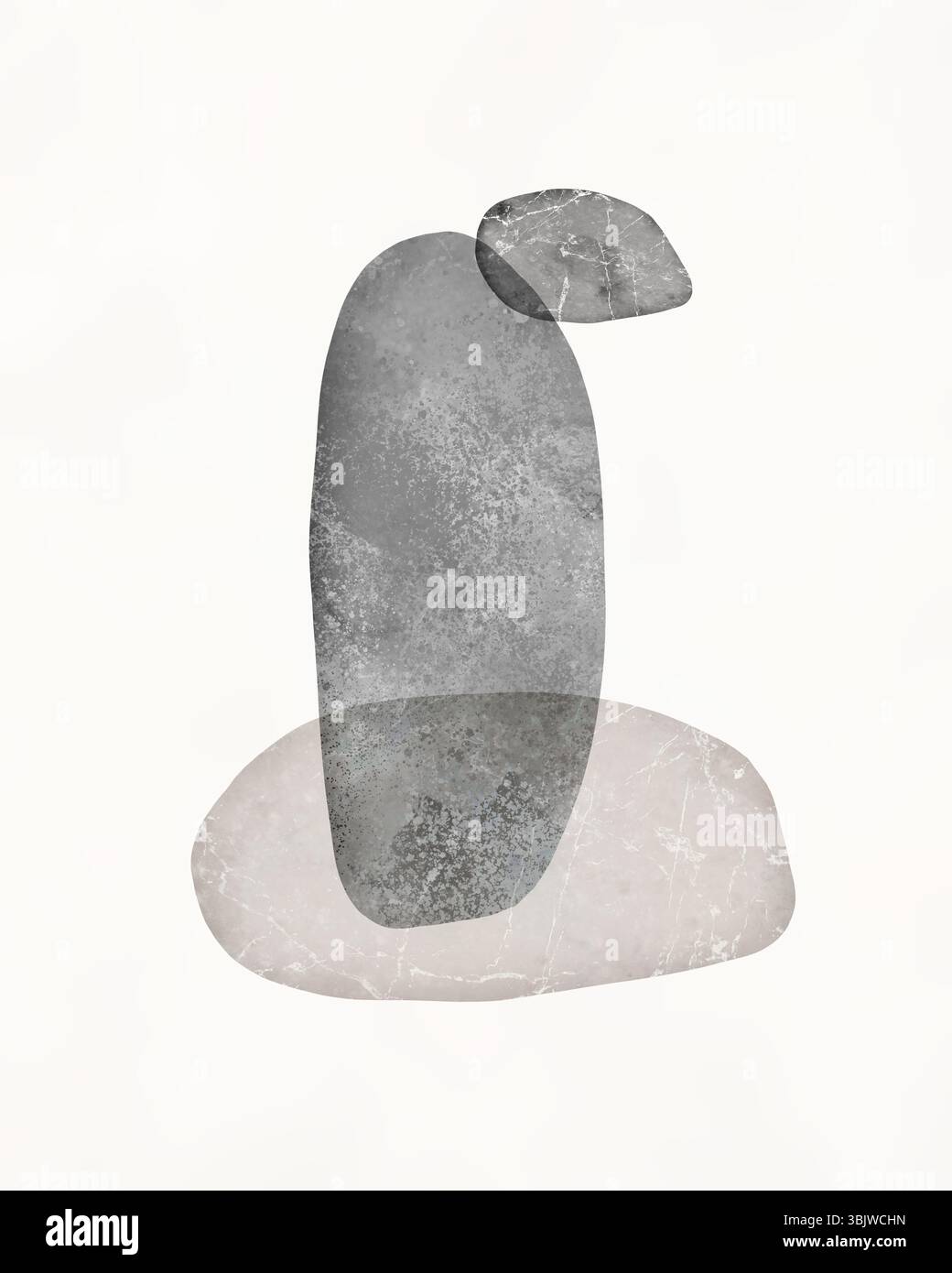 Trendy illustration black white Cut Out Stock Images & Pictures - Alamy