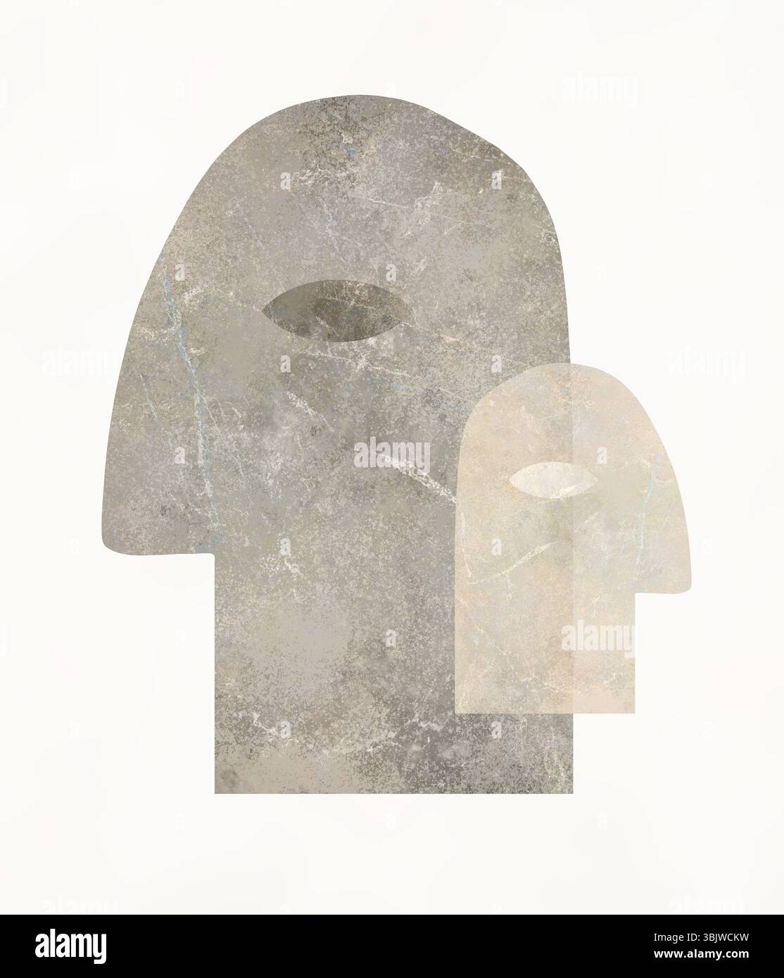 Moai stone sculptures Cut Out Stock Images & Pictures - Alamy