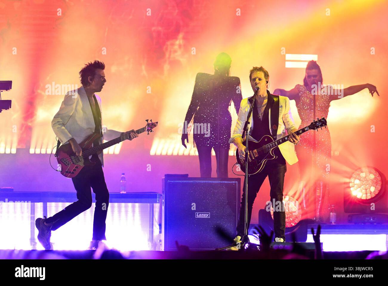 Rome, Italy. 16th June, 2025. John Taylor of Duran Duran performs ...