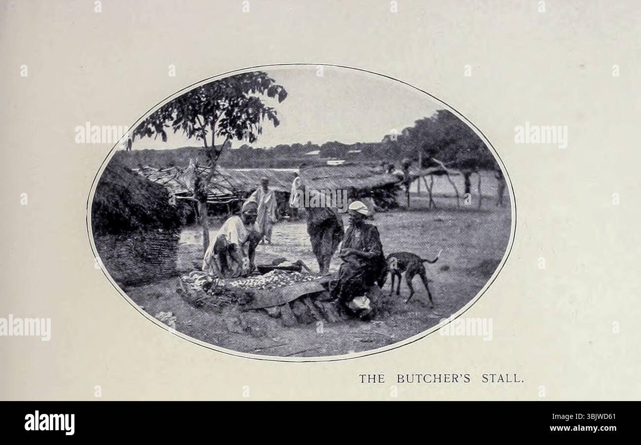 Butchers Stall black and white photograph from ' British Nigeria ' by ...