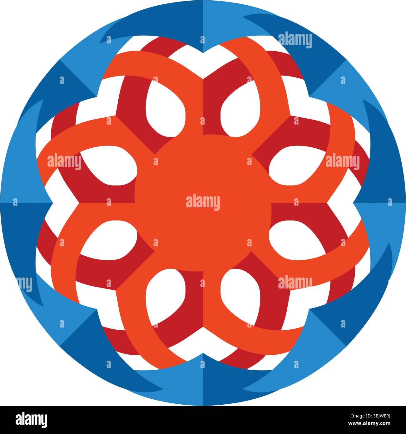 Circular flower design outer Stock Vector Images - Alamy