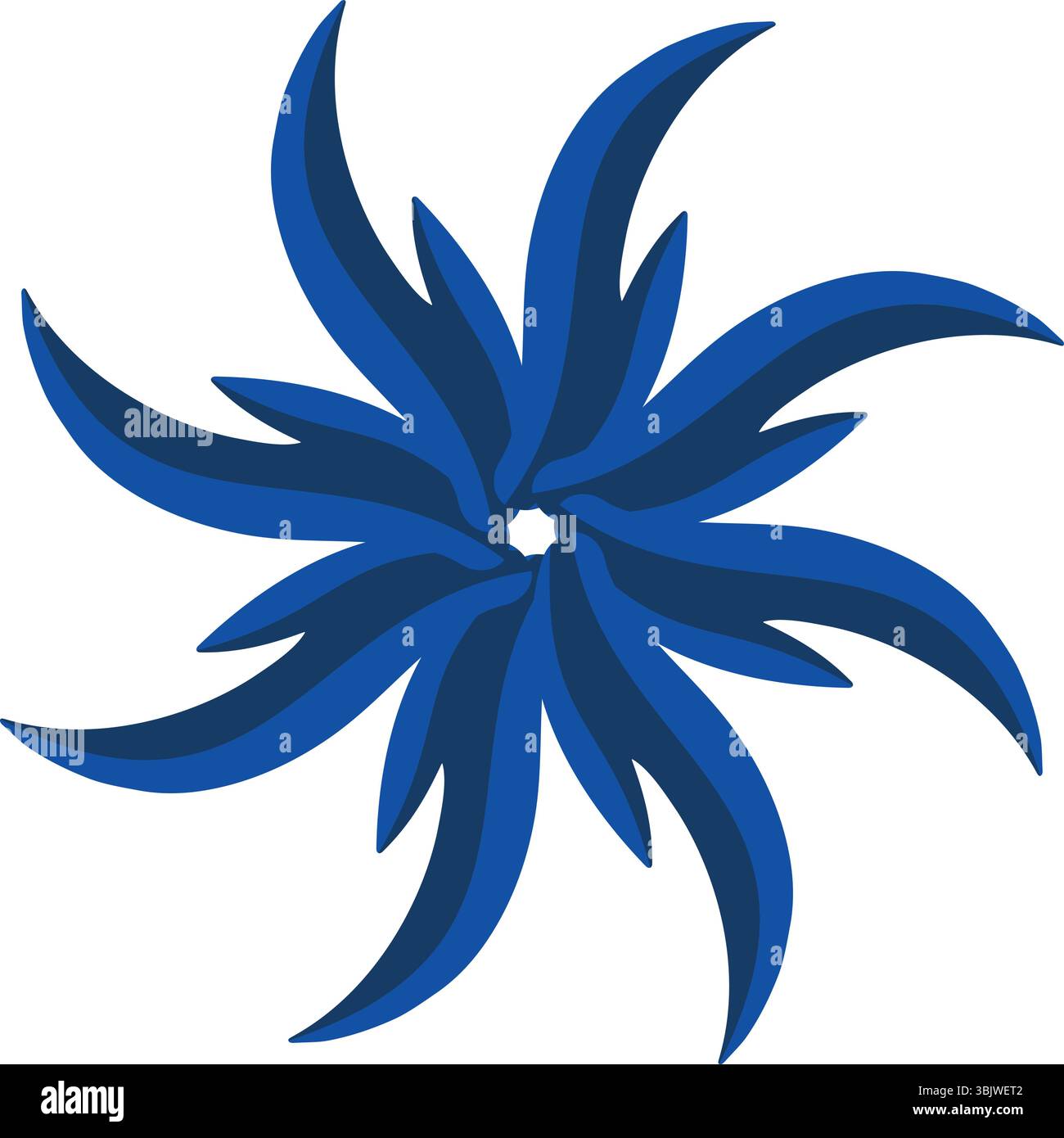 An intricate and dynamic abstract symmetrical circular design featuring ...