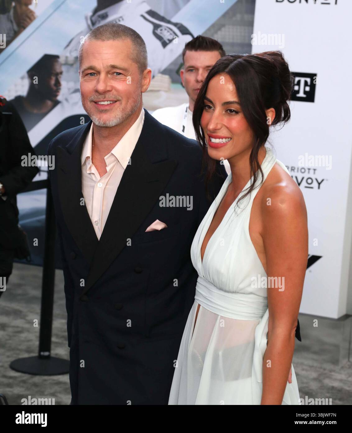 June 16, 2025, New York, New York, USA: Actor BRAD PITT and his ...