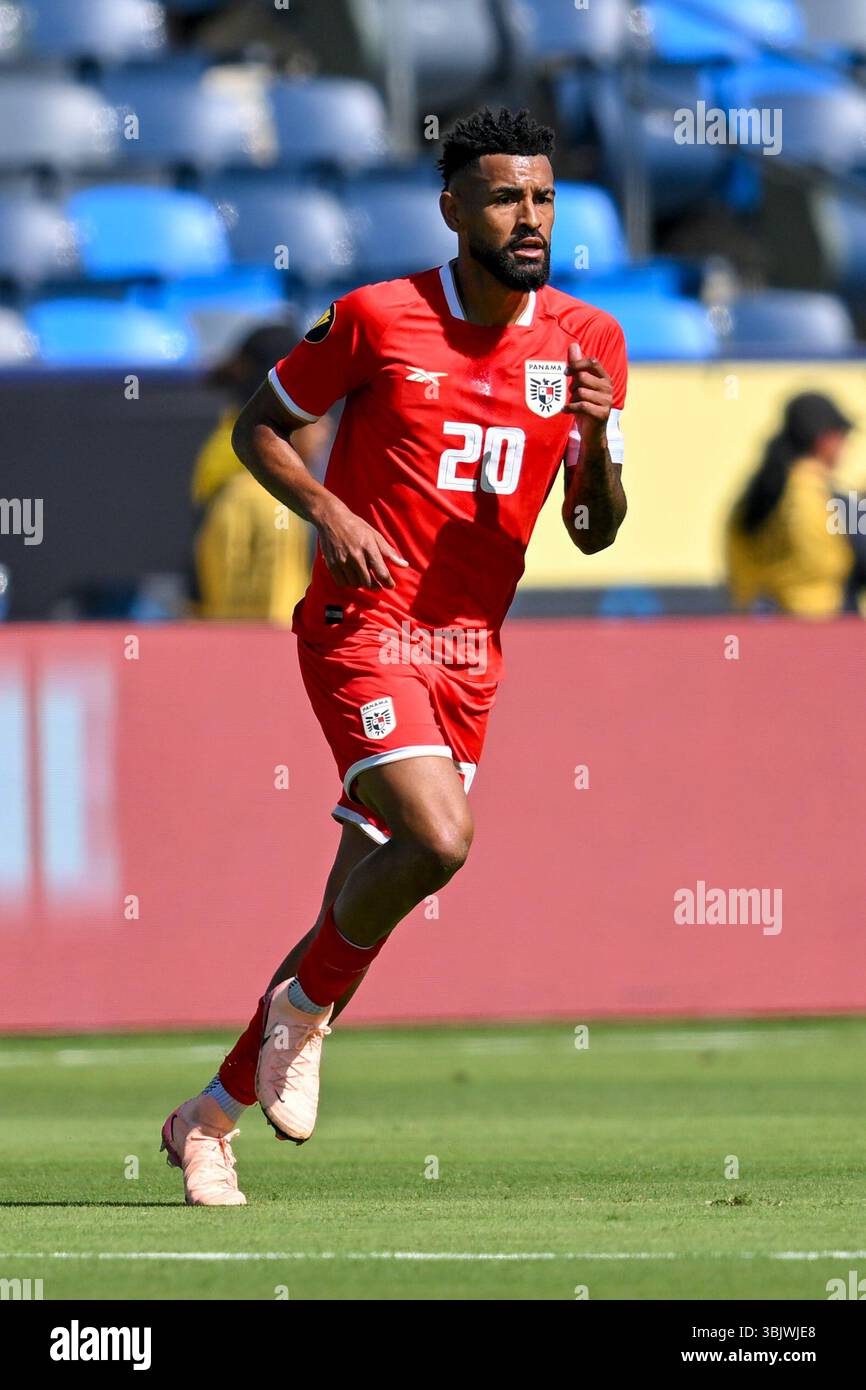 June 16, 2025: Panama midfielder, Anibal Godoy (20), during the ...