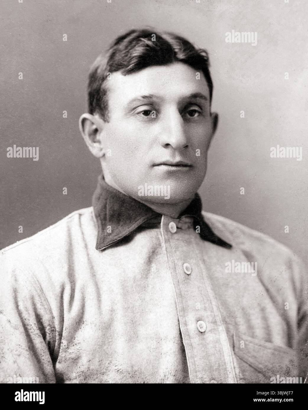 Baseball Legend Honus Wagner, 1905 - photograp by Carl Horner Stock ...