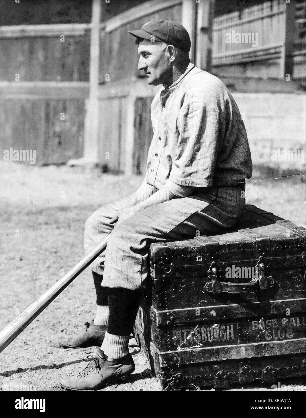 Baseball legend Honus Wagner, Pittsburg, 1915 Stock Photo - Alamy