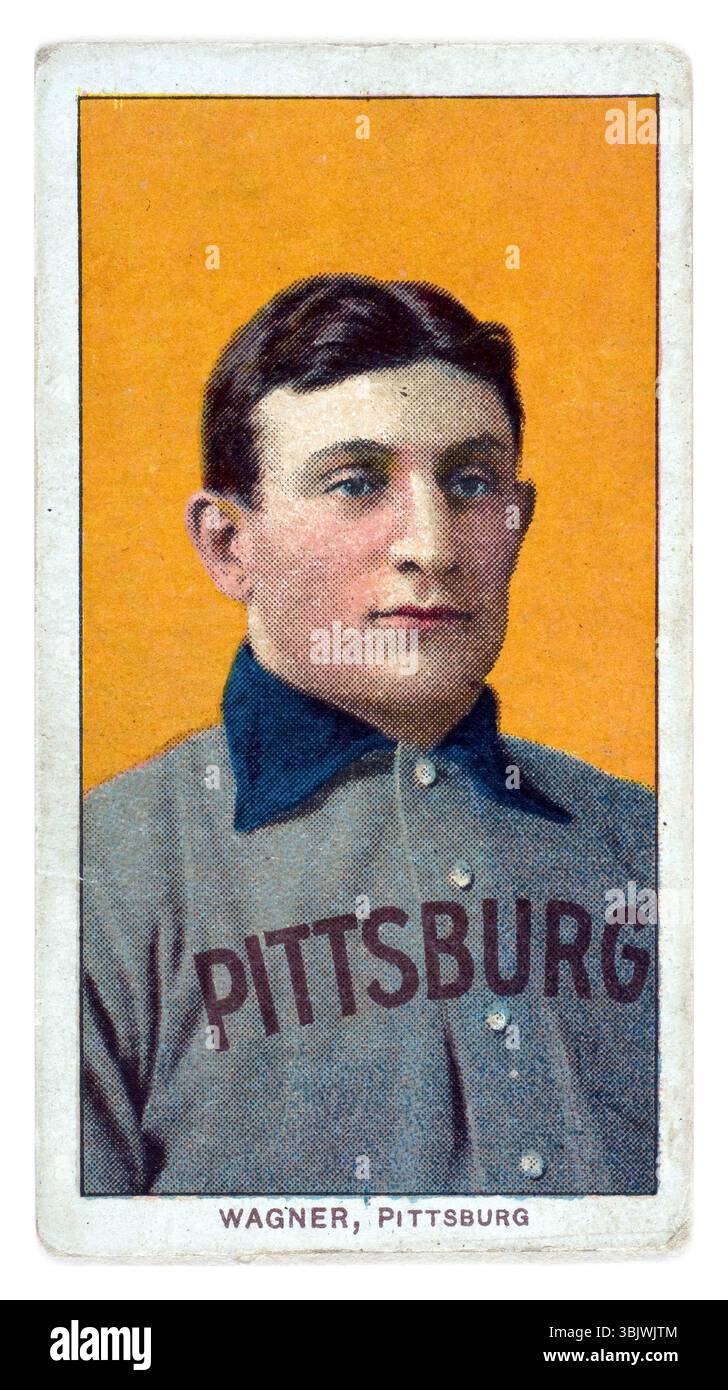 Honus Wagner T206 baseball card - the world's highest valuable card ...