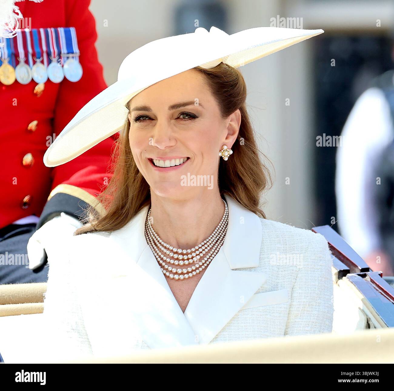 The Princess of Wales attending the annual Order of the Garter Service ...