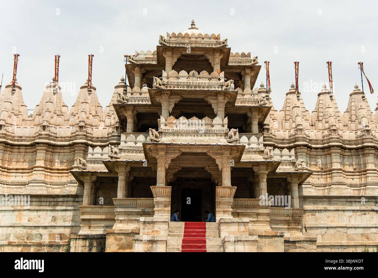 Impressive Chaumukha Temple in Ranakpur, Rajasthan, features intricate ...