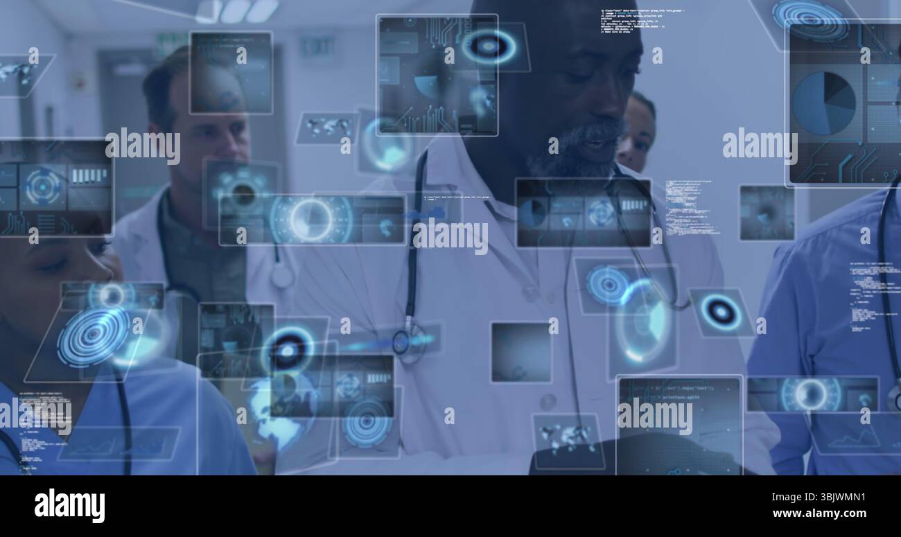 Analyzing medical team in hi-res stock photography and images - Alamy