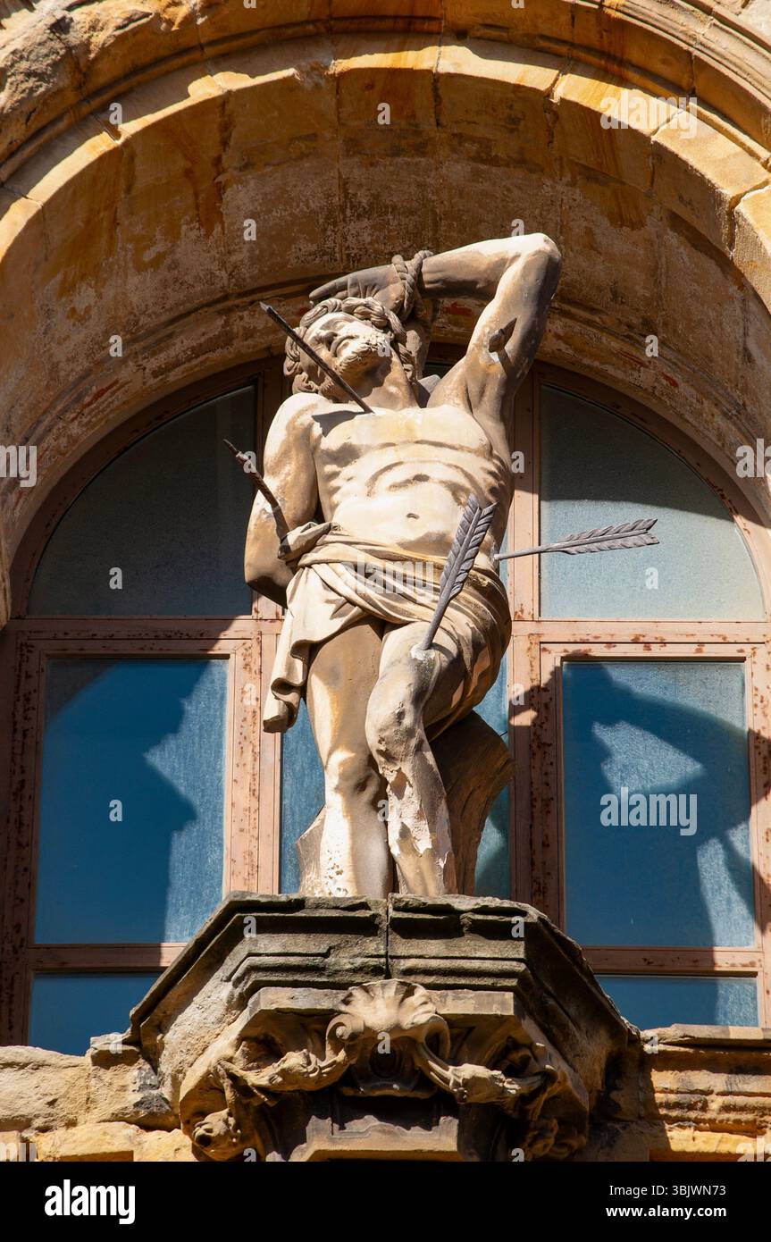 Donostia-San Sebastian, Basque Country, Spain: the statue of San ...