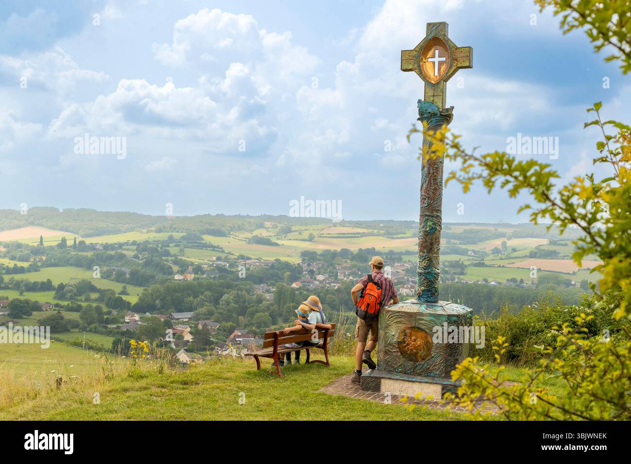 Saint-Pierre-es-Champs (northern France): landscape surrounding the ...