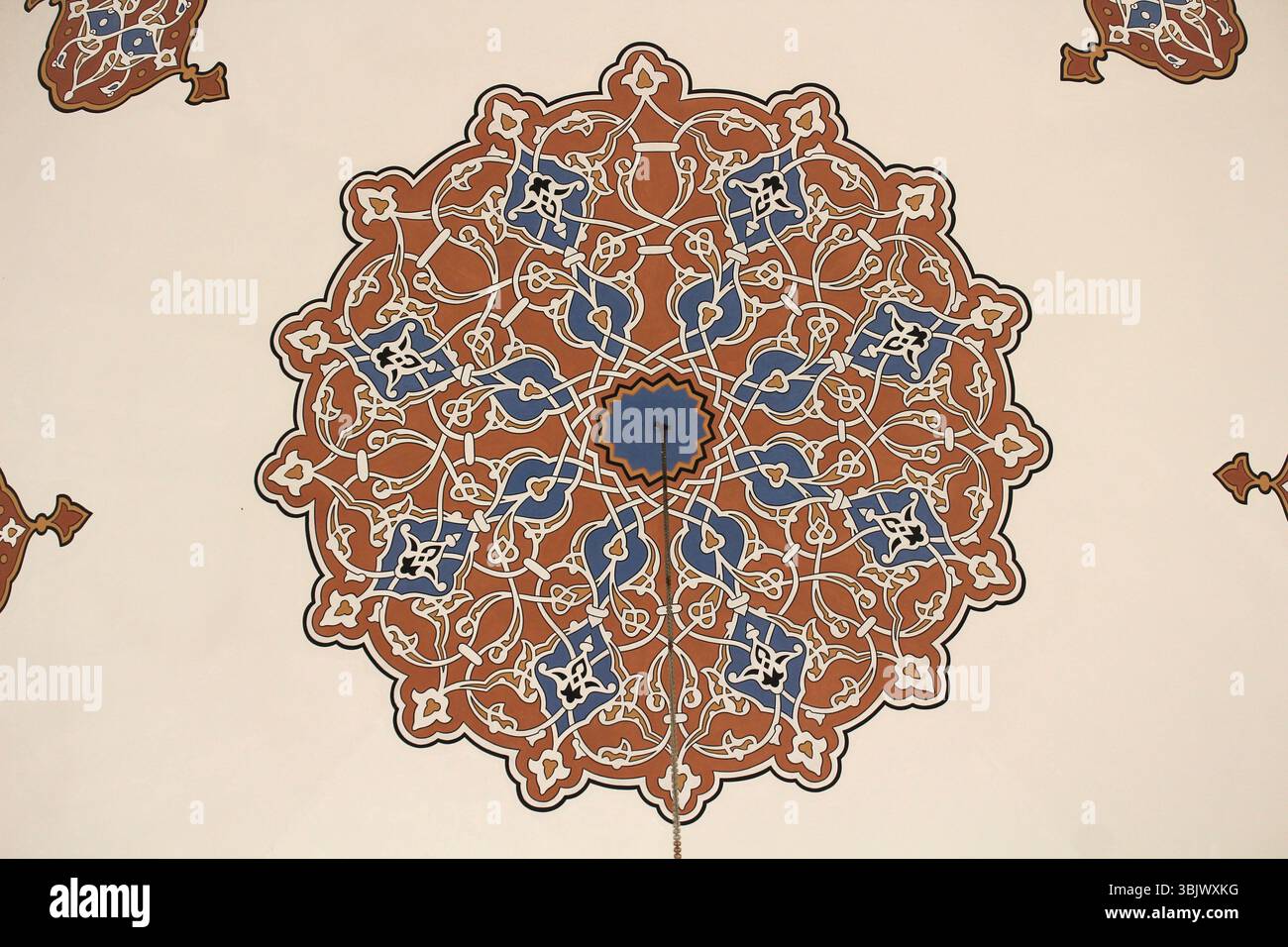 Dome decorations of the narthex of Sultan Selim Mosque. The mosque was ...