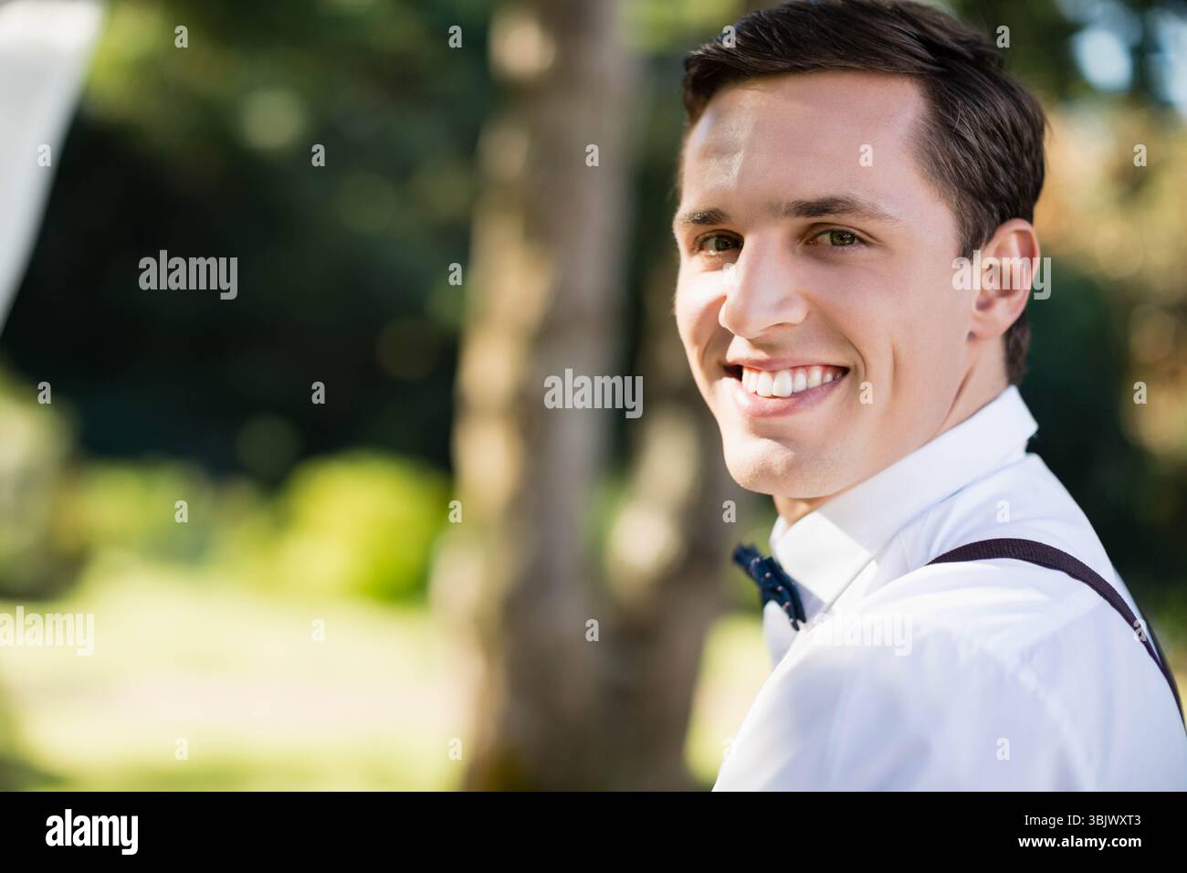 Wearing suspenders hi-res stock photography and images - Alamy