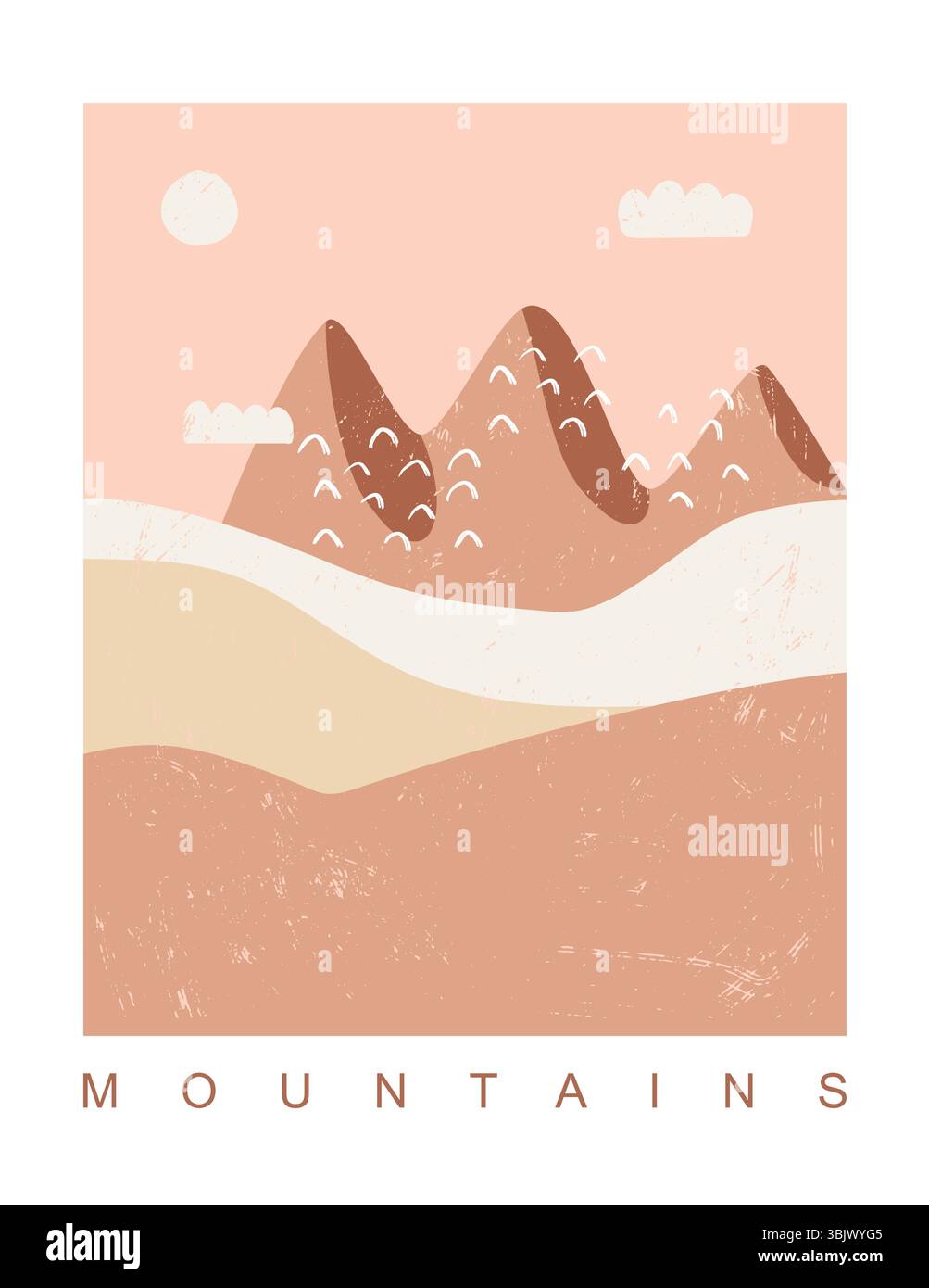 Mountainside peak Stock Vector Images - Alamy