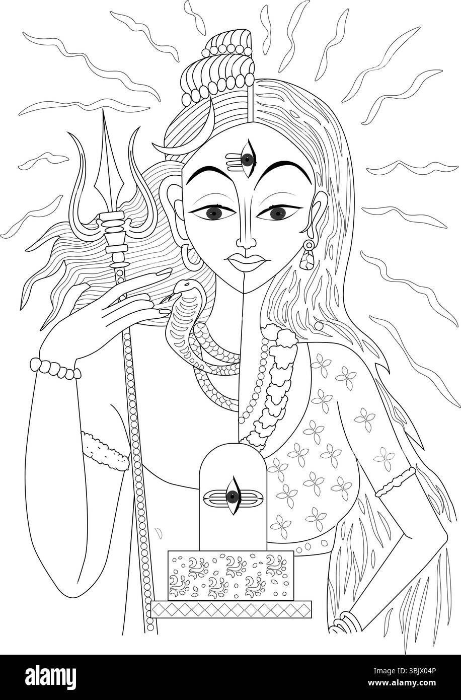 Hindu deity shiva Cut Out Stock Images & Pictures - Alamy