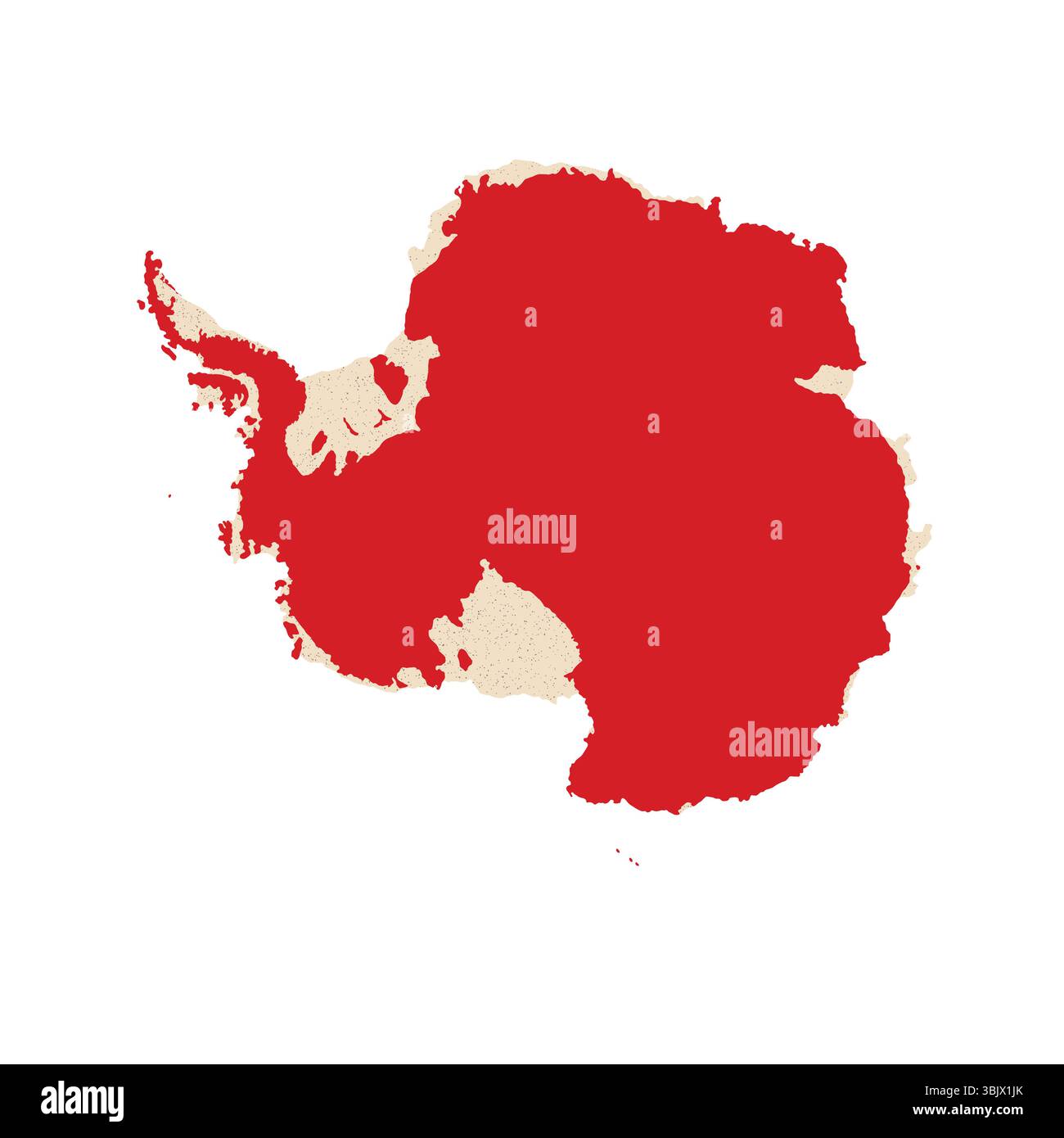 Map of Antarctica, sign silhouette. World Map Globe. Vector ...
