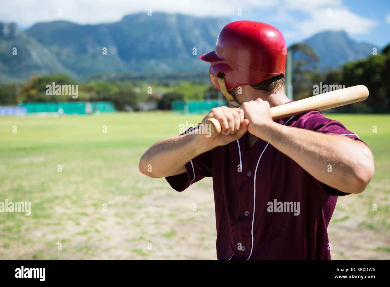Red batter box hi-res stock photography and images - Alamy
