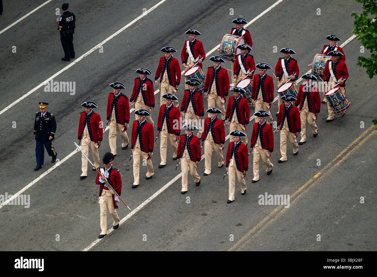 U.S. Soldiers assigned to the Fife and Drum Corps, 3rd U.S. Infantry ...