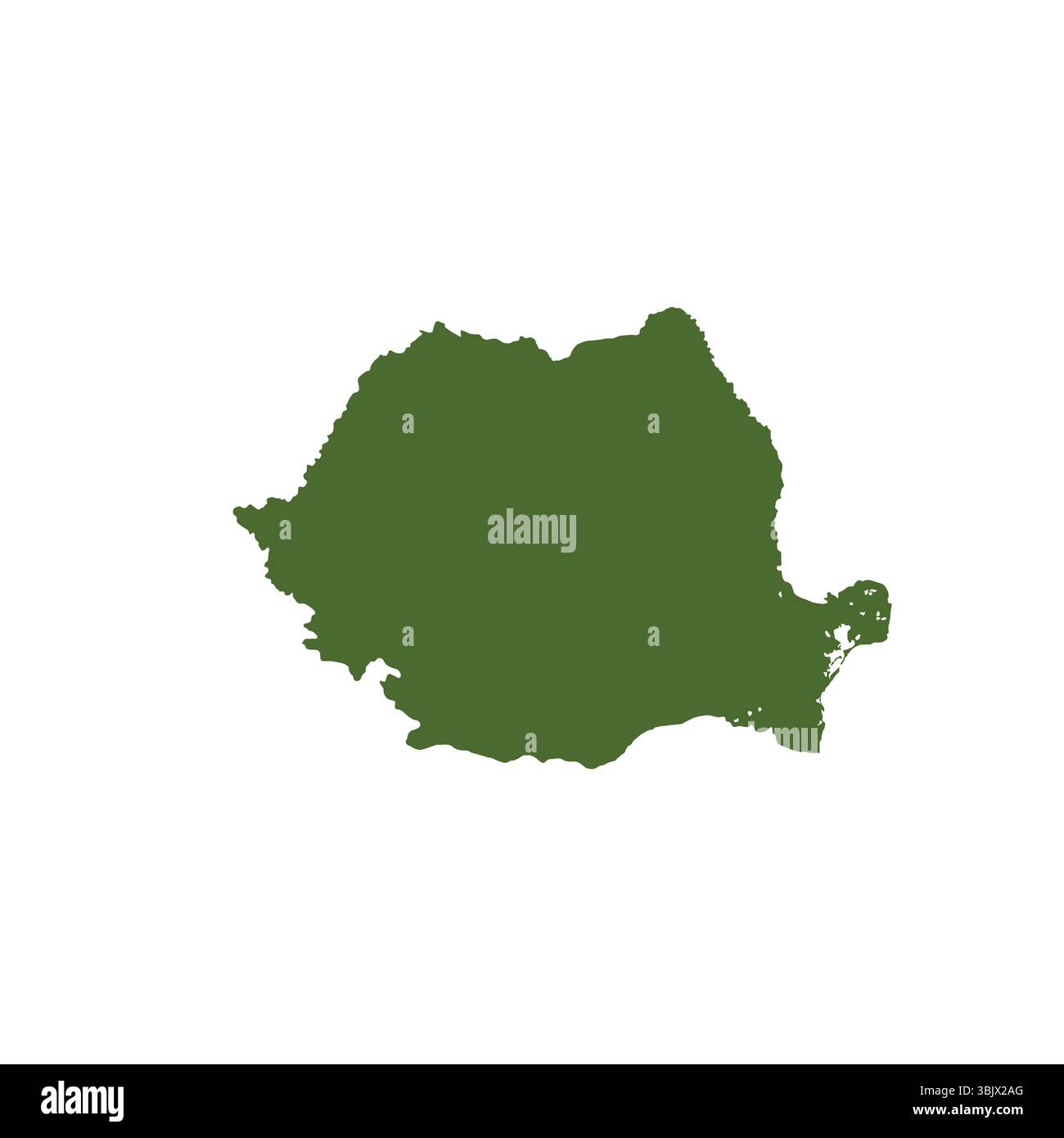 Map of Romania, sign silhouette. World Map Globe. Vector Illustration ...