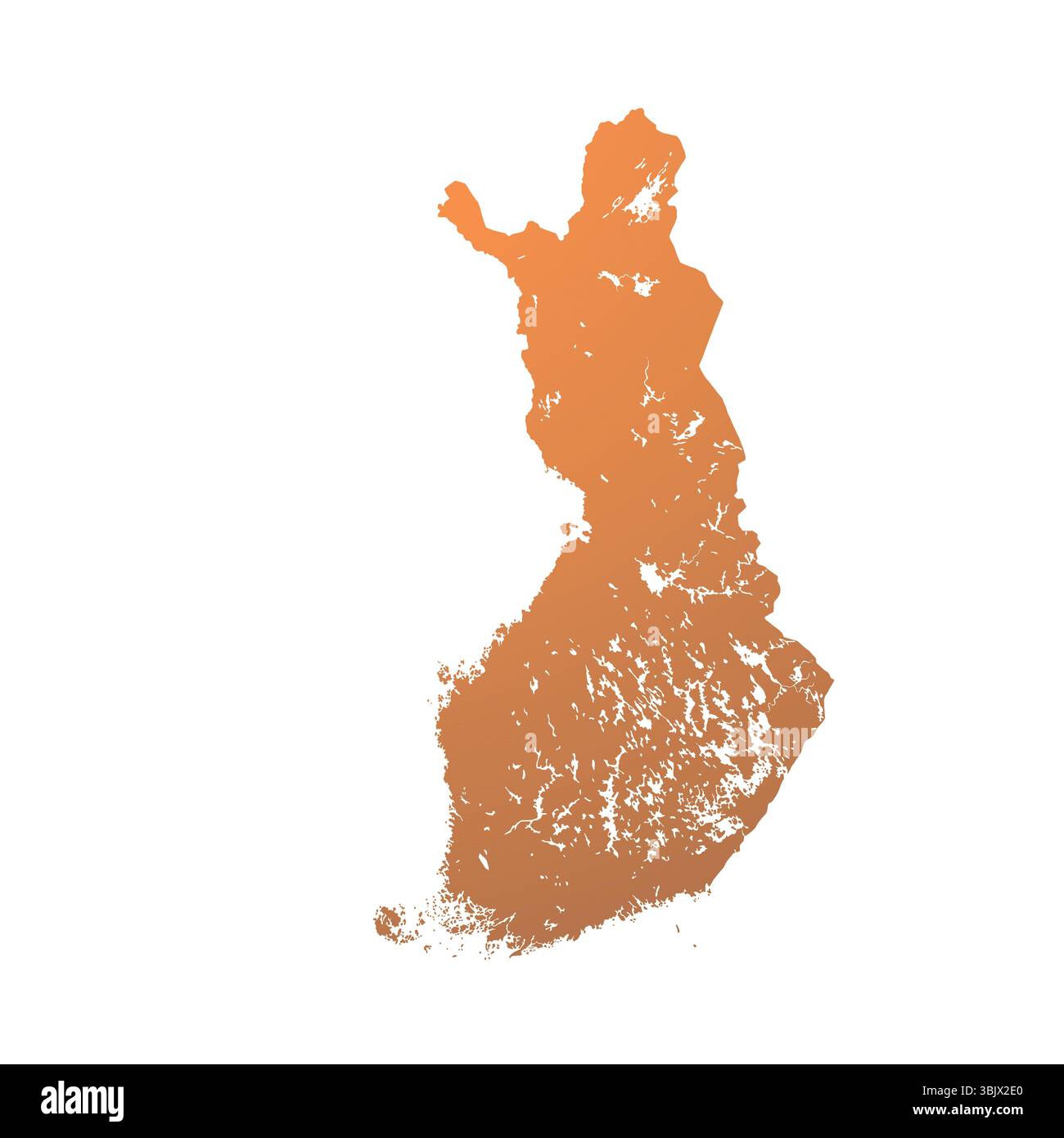 Map of Finland, sign silhouette. World Map Globe. Vector Illustration ...