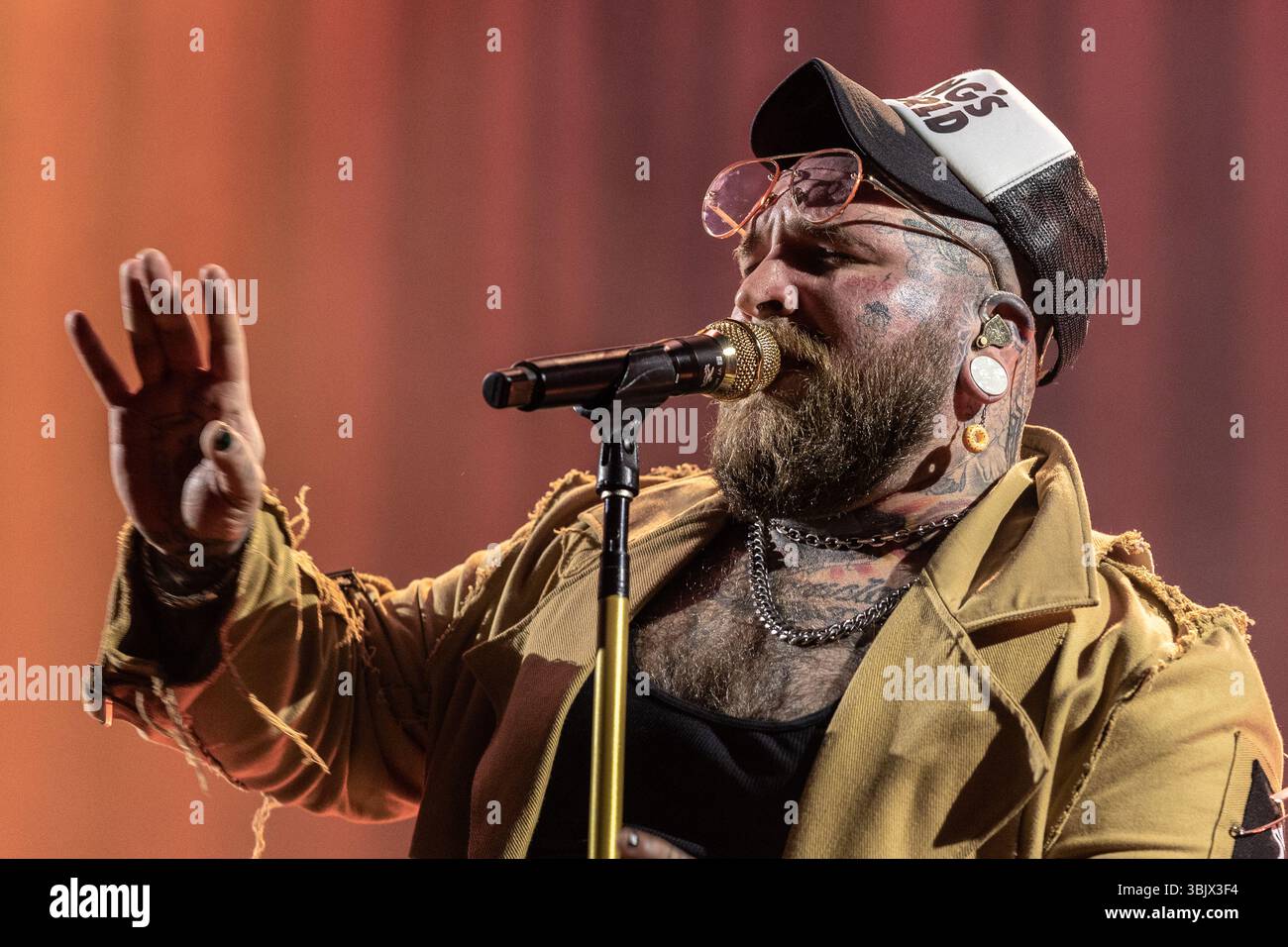 Copenhagen, Denmark. 19th, February 2025. The American singer and ...