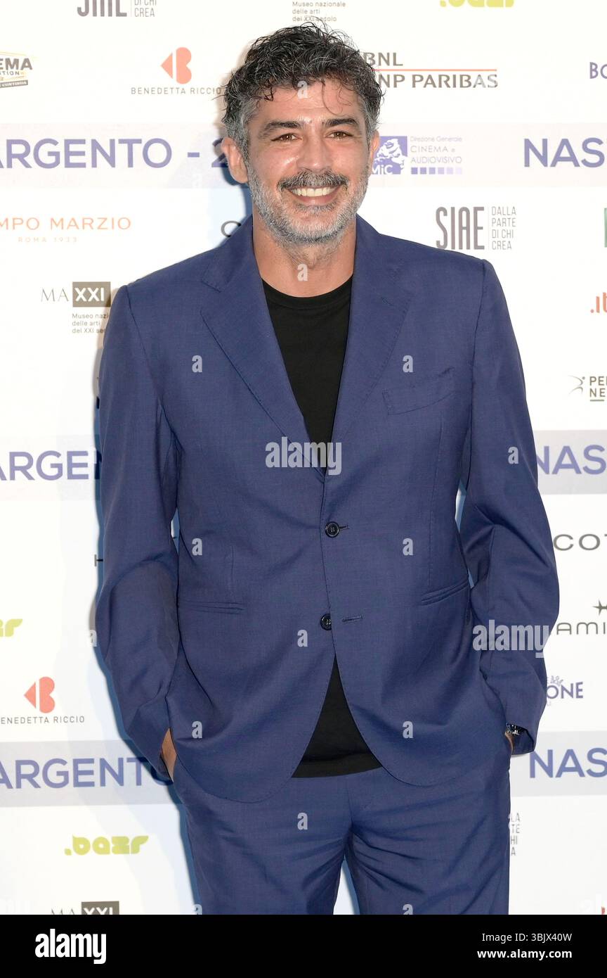 Carmine Recano bei der Verleihung der Nastri d'Argento 2025 im Museo ...