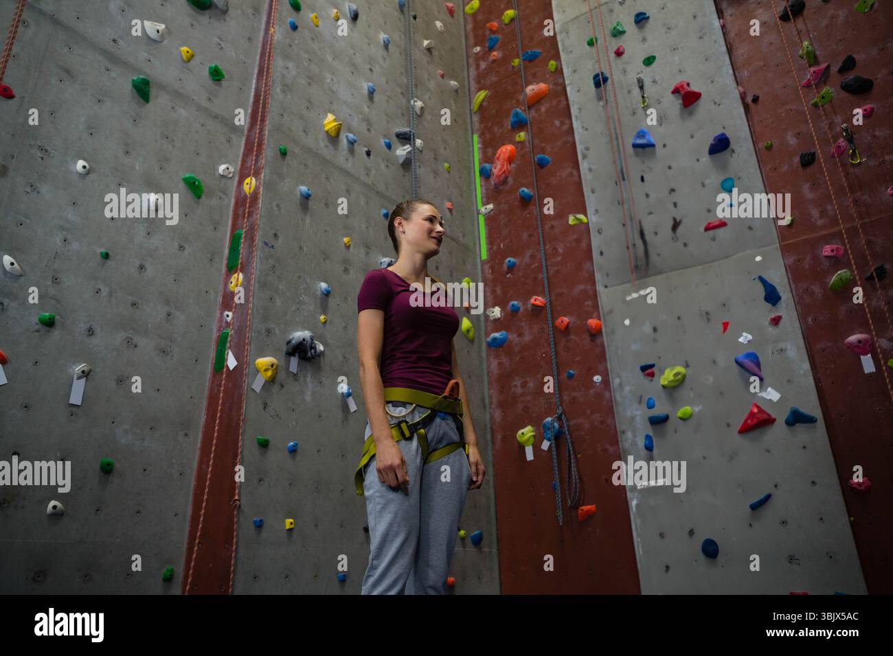 Female fitness climber training hi-res stock photography and images - Alamy
