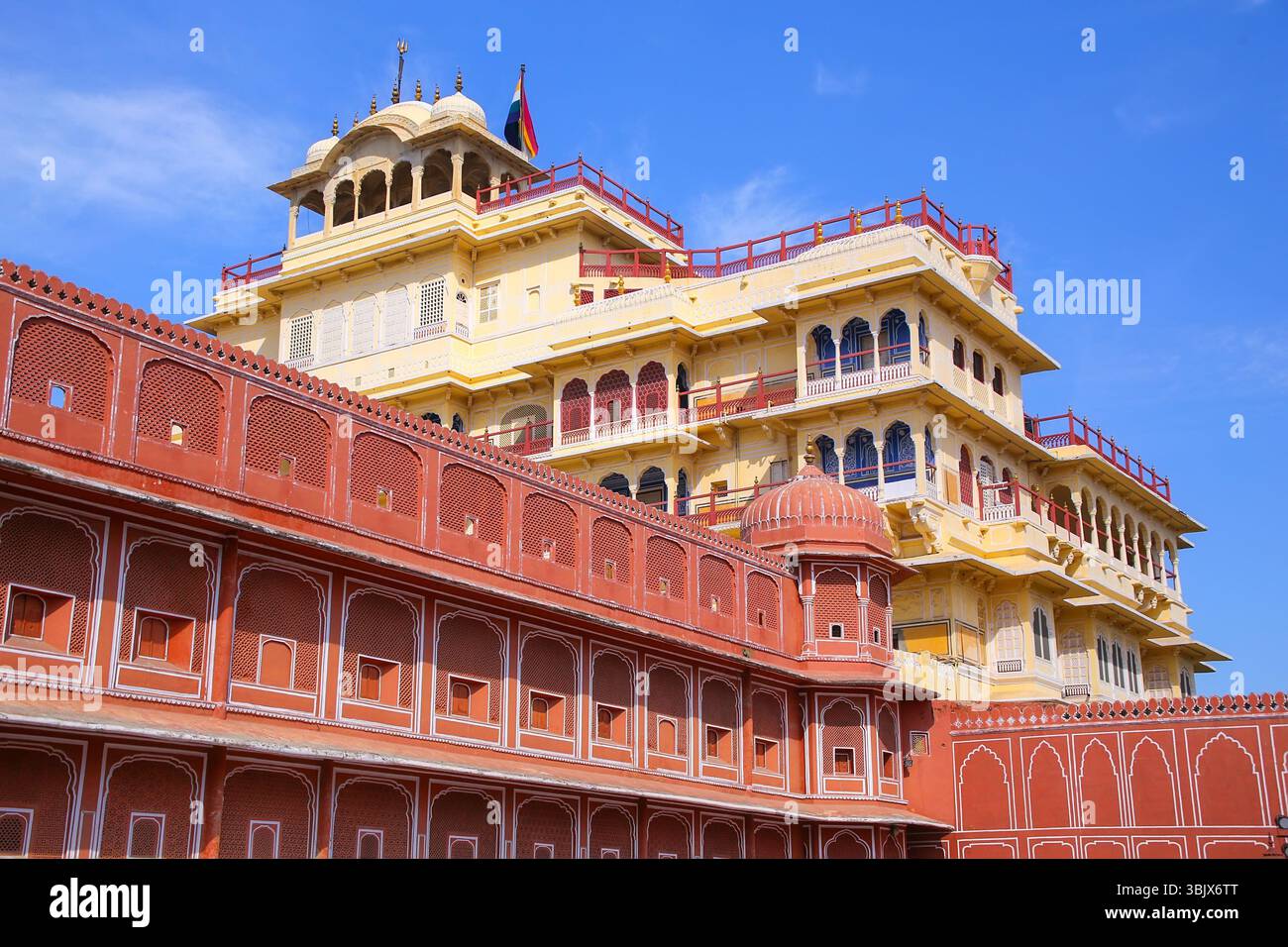 Chandra Mahal in Jaipur City Palace, Rajasthan, India Stock Photo - Alamy