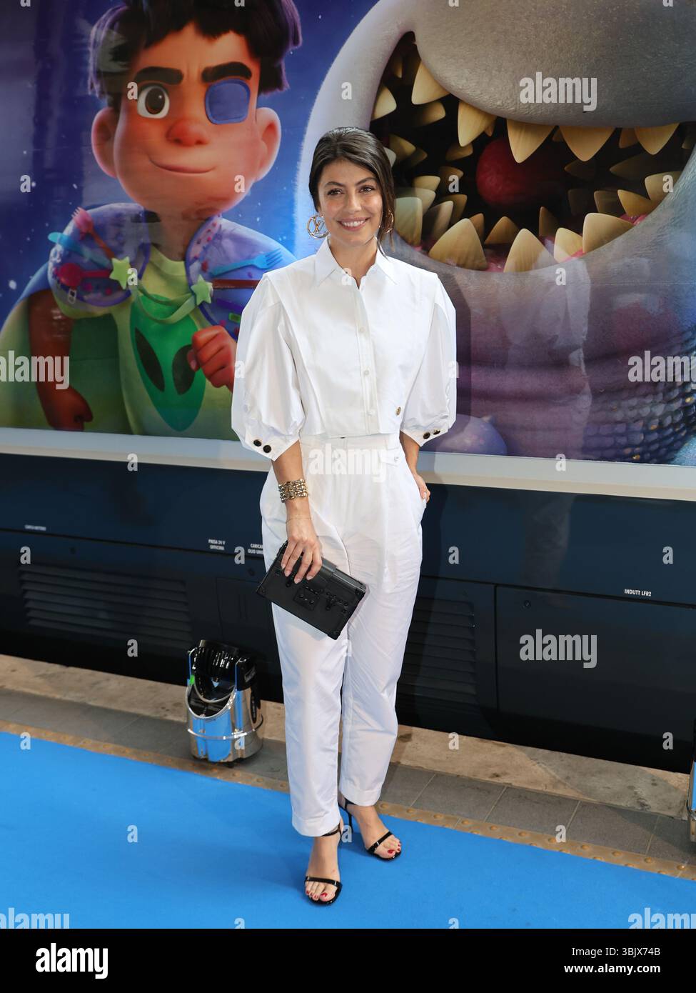 Rome, Termini station, photocall animated film "Elio". In the photo ...