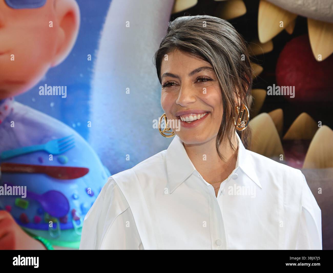 Rome, Termini station, photocall animated film "Elio". In the photo ...